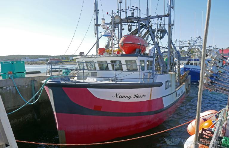NANNY BESSIE, Fishing vessel - Details and current position - MMSI ...