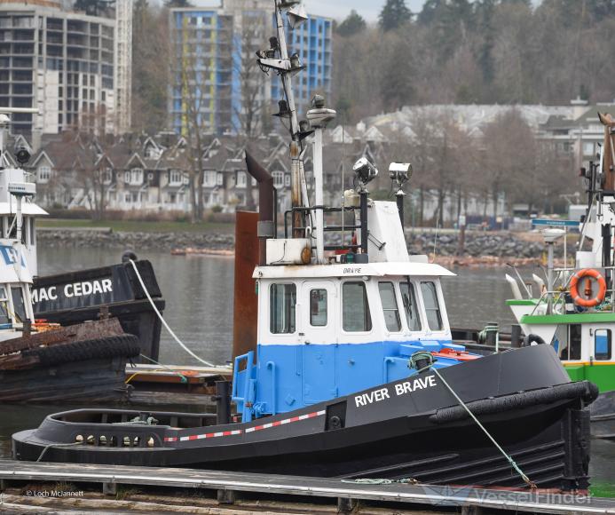 RIVER BRAVE, Tug - Details and current position - MMSI 316032093 ...