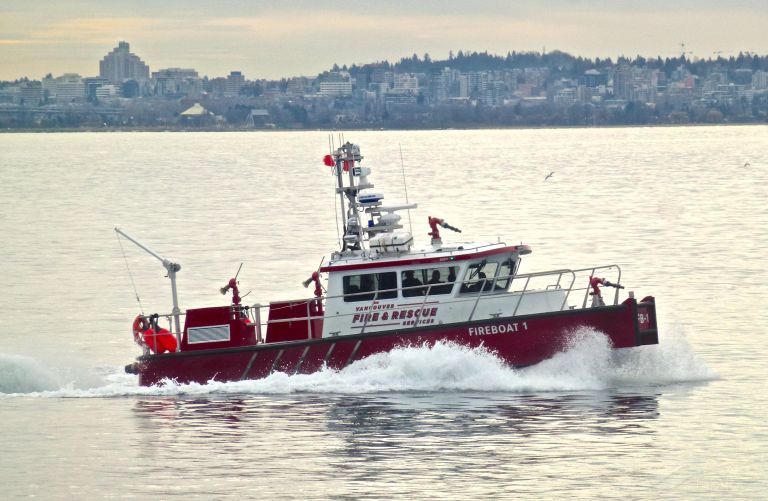 FIREBOAT 1, Other type - Details and current position - MMSI 316035956 ...