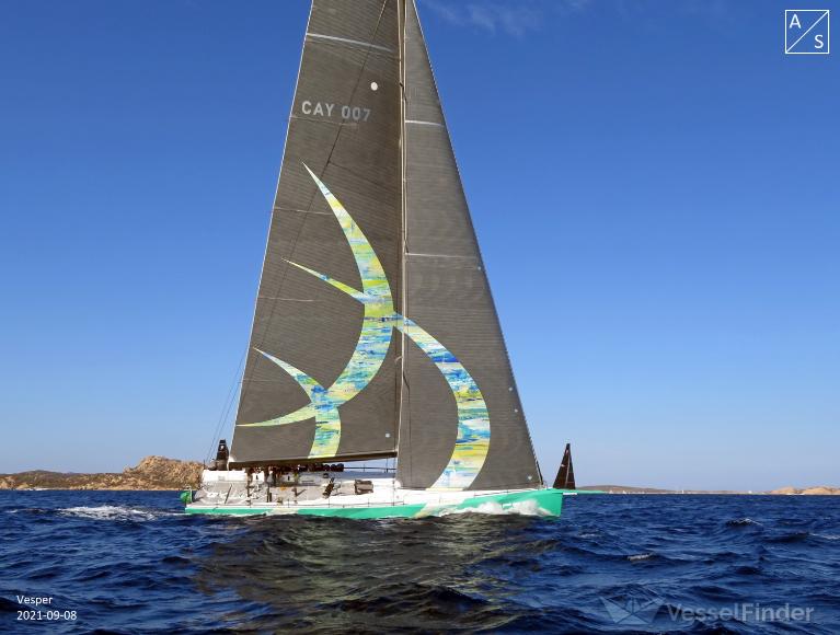 VESPER, Sailing vessel - Details and current position - MMSI 319173500 ...