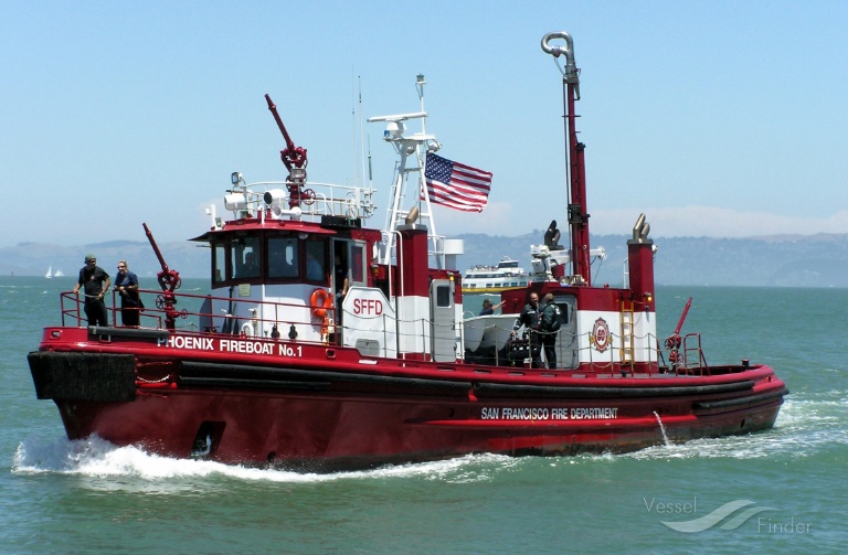 FIREBOAT PHOENIX, SAR - Details and current position - MMSI 338127187 ...