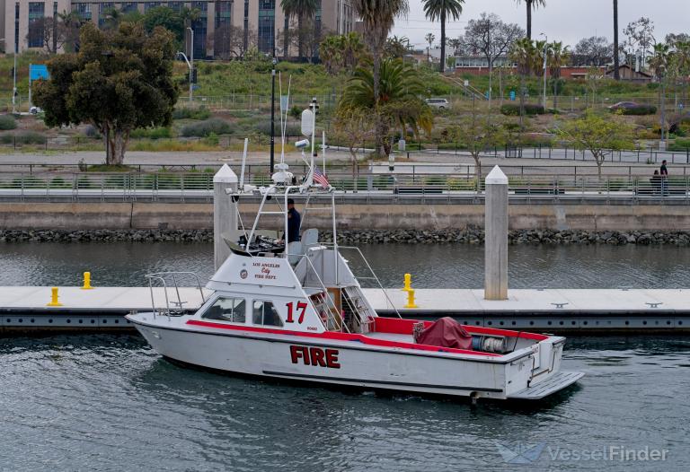 FIREBOAT 17, Pleasure craft - Details and current position - MMSI ...