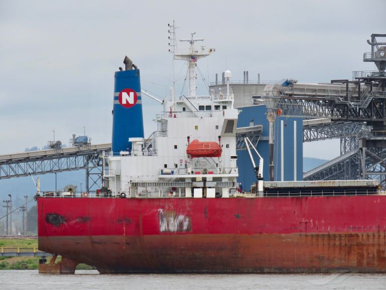 NAVIOS HYPERION, Bulk Carrier - Detalles del buque y posición actual ...