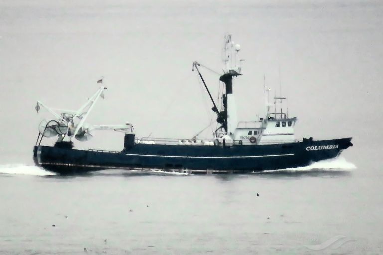 COLUMBIA, Fishing Vessel - Details and current position - IMO 8003204 ...