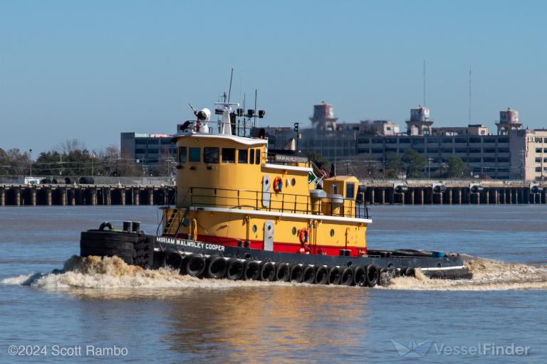 MIRIAM W COOPER, Tug - Details and current position - MMSI 366921080 ...