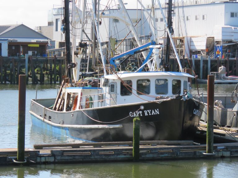 CAPT RYAN, Fishing vessel - Details and current position - MMSI 366954430 - VesselFinder