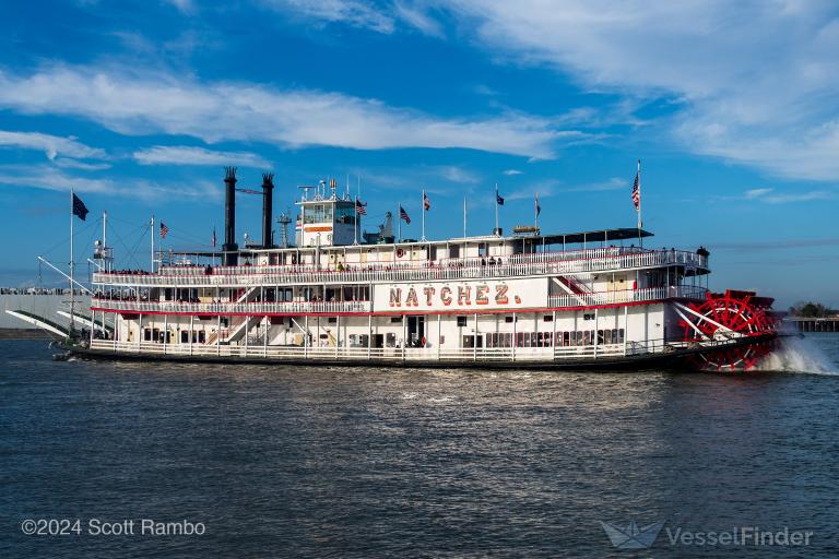 STEAMER NATCHEZ, Passenger ship - Details and current position - MMSI ...