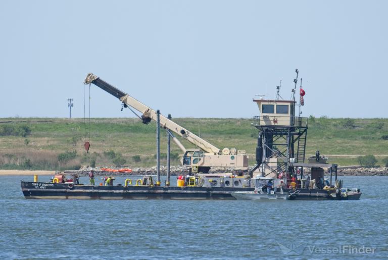 USACE ELIZABETH, Tug - Details and current position - MMSI 366999274 ...