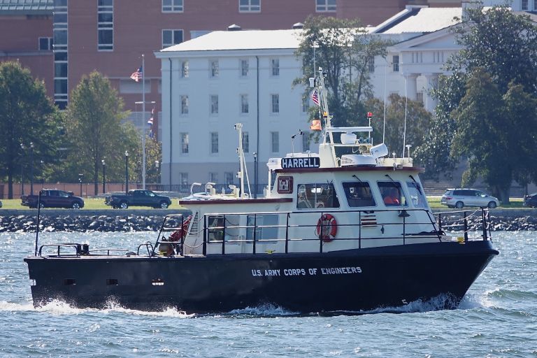 USACE HARRELL, Unknown - Details and current position - MMSI 366999275 ...