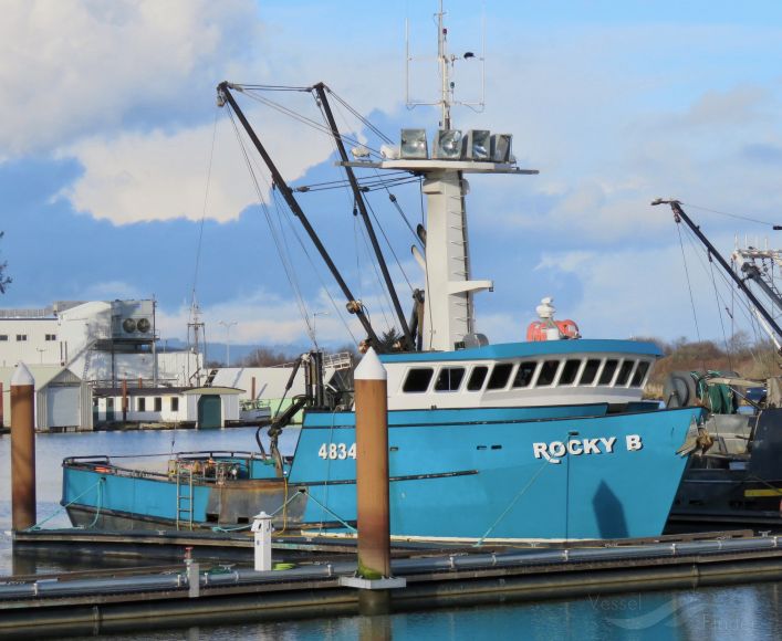 ROCKY B, Fishing vessel - Details and current position - MMSI 367050280 - VesselFinder
