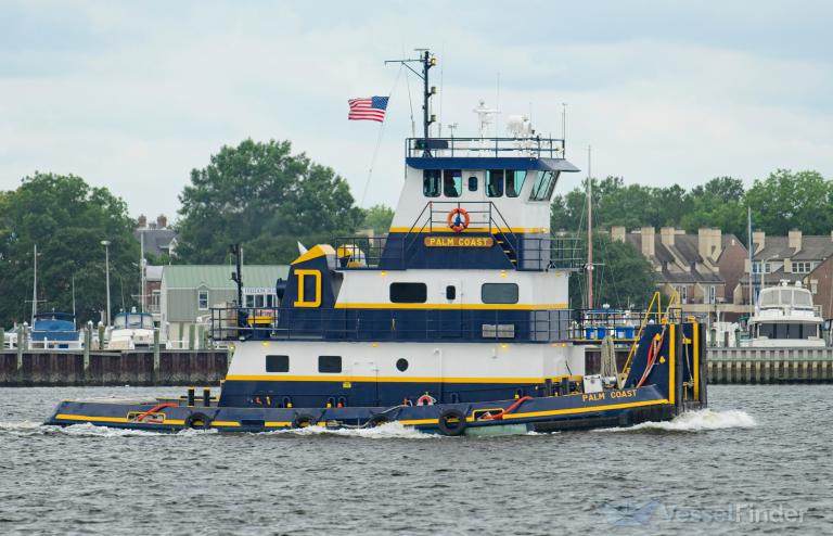 PALM COAST, Tug - Details and current position - MMSI 367098270 ...
