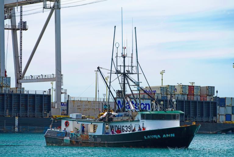 LAURA ANN, Fishing vessel - Details and current position - MMSI ...