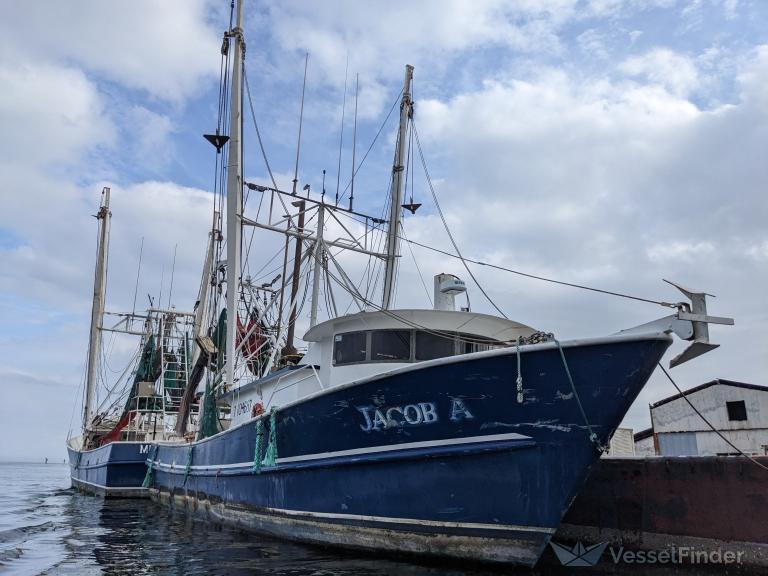 JACOB A, Fishing vessel - Details and current position - MMSI 367430370 ...
