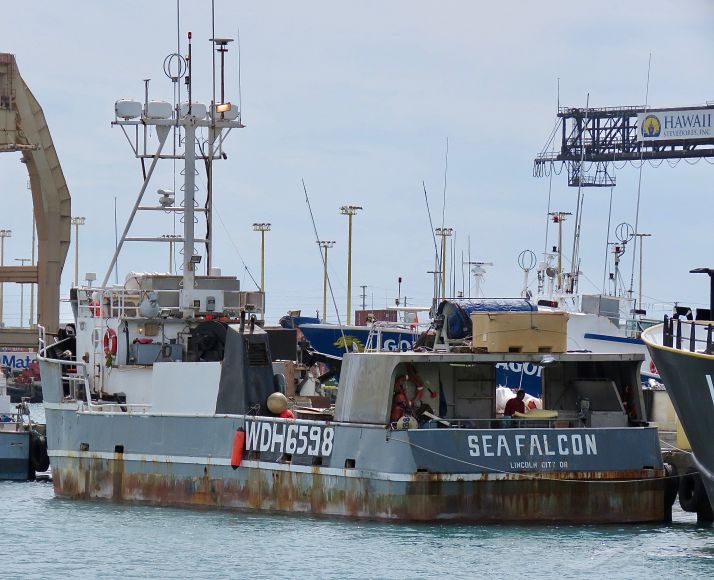 SEA FALCON, Fishing vessel - Details and current position - MMSI ...