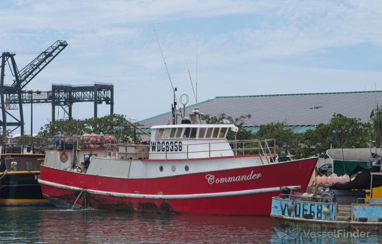 COMMANDER, Fishing vessel - Details and current position - MMSI ...