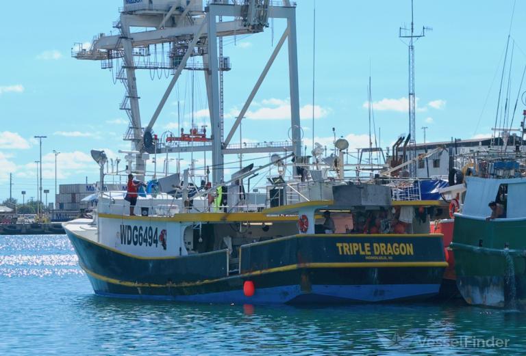 TRIPLE DRAGON, Fishing vessel - Details and current position - MMSI ...