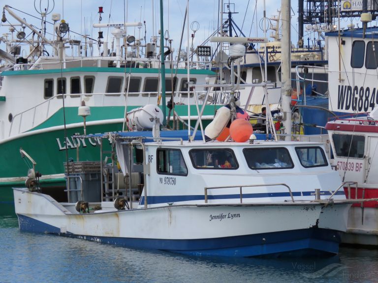 JENNIFER LYNN, Fishing vessel - Details and current position - MMSI ...