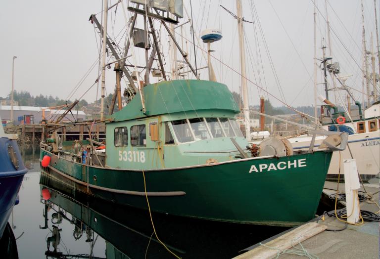 APACHE, Fishing vessel - Details and current position - MMSI 367629990 ...