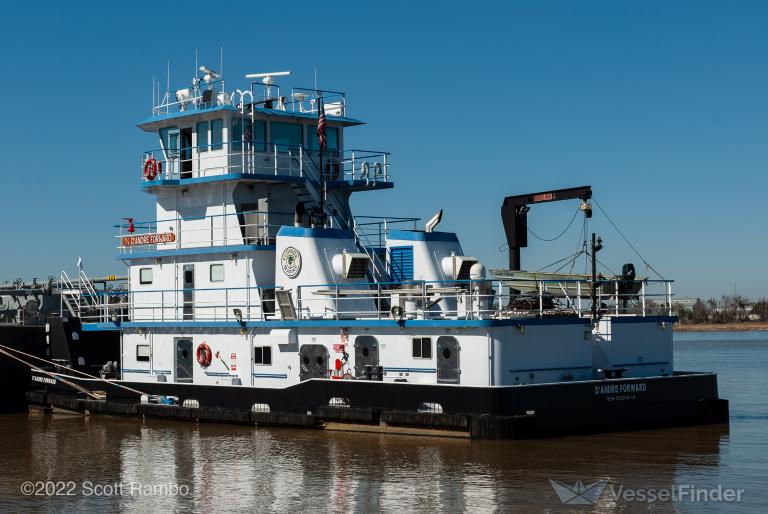 DANDRE FORWARD, Towing vessel - Details and current position - MMSI 367644790 - VesselFinder