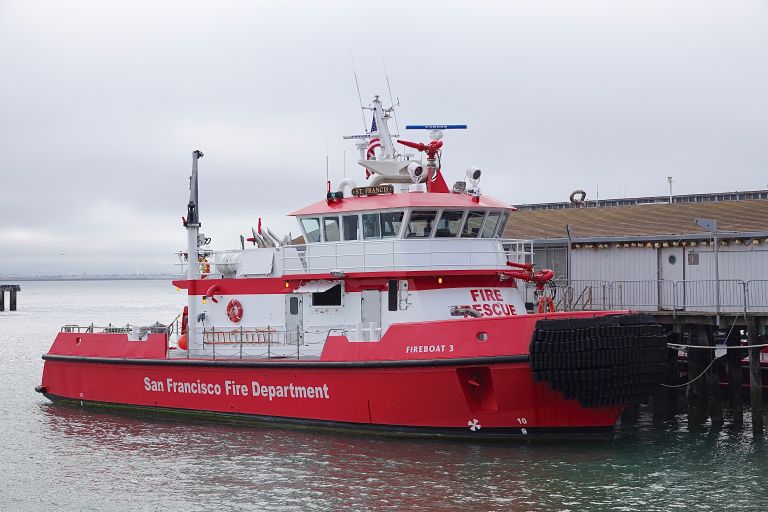 FIREBOAT 3, SAR - Details and current position - MMSI 367733650 ...