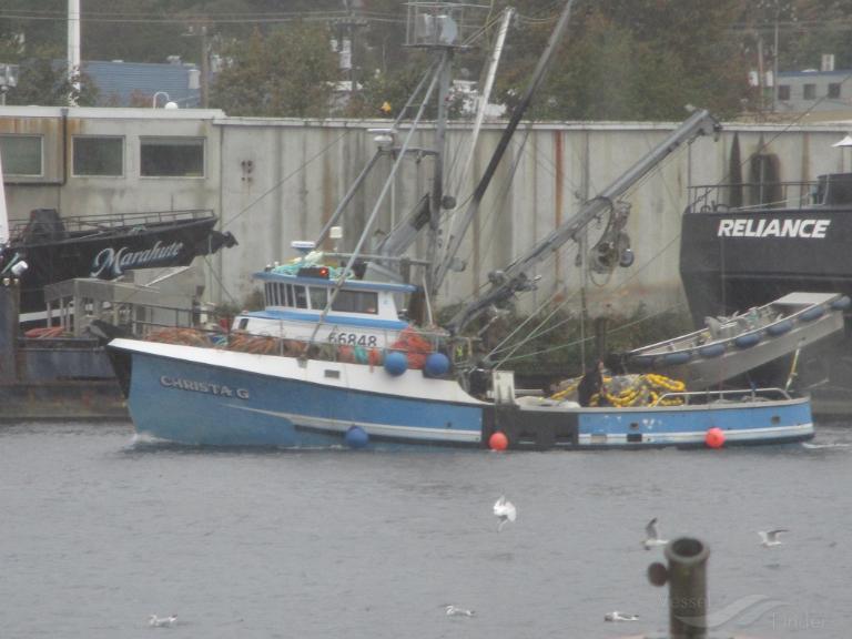 CHRISTA G, Fishing vessel - Details and current position - MMSI ...