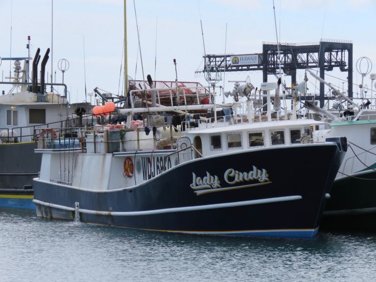 LADY CINDY, Fishing vessel - Details and current position - MMSI ...