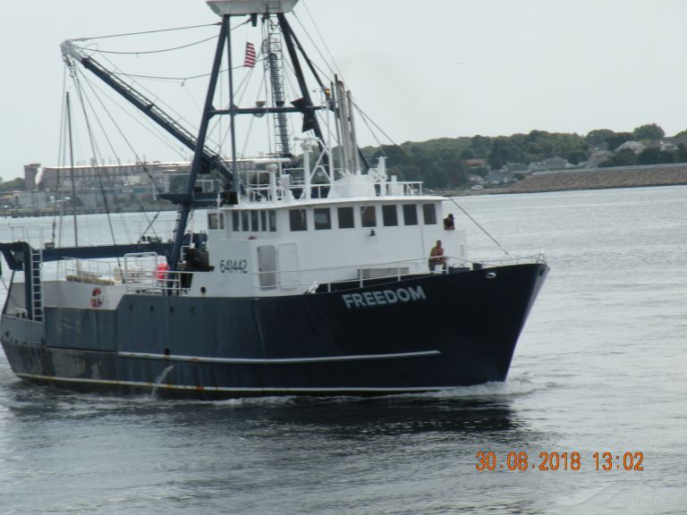 FREEDOM, Fishing vessel - Details and current position - MMSI 368016810 ...