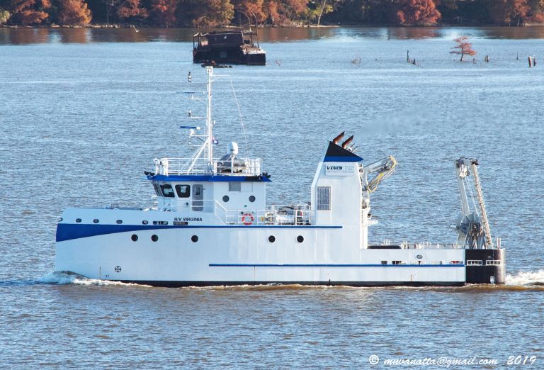 RV VIRGINIA, Other type - Details and current position - MMSI 368054210 ...