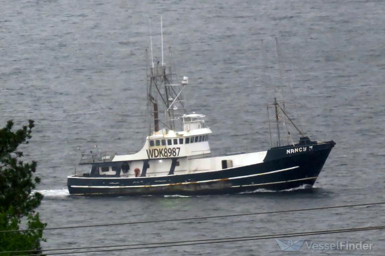 NANCY M, Fishing vessel - Details and current position - MMSI 368099340 ...