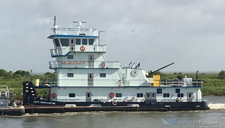 CAPT KEITH LOFTON, Towing vessel - Details and current position - MMSI ...