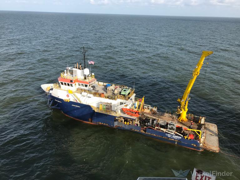 LADY MONROE, Diving ops - Details and current position - MMSI 368323000 ...
