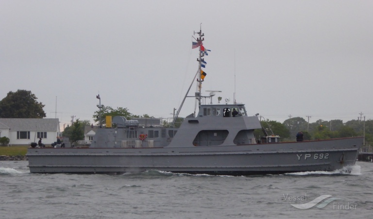 YP692, Military ops - Details and current position - MMSI 369970319 ...