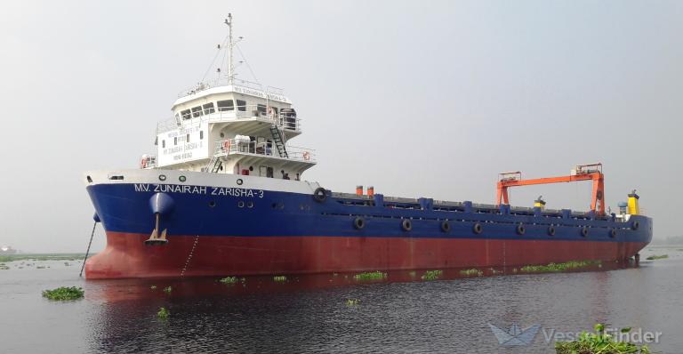 ZUNAIRAH ZARISHA-3, General Cargo Ship - Details and current position ...