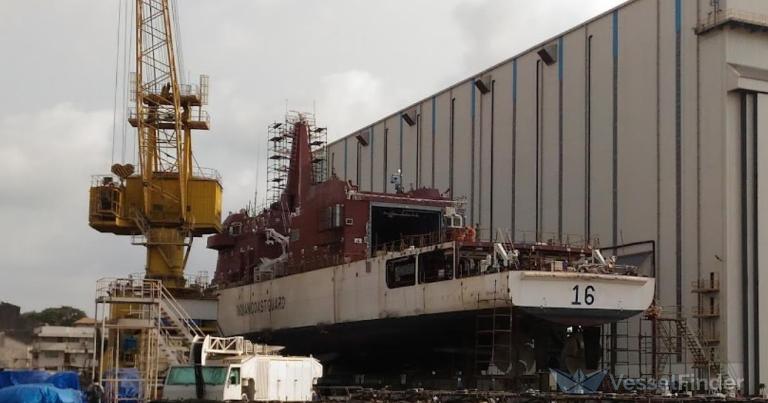 ICG 16, SAR - Details and current position - MMSI 419001030 - VesselFinder