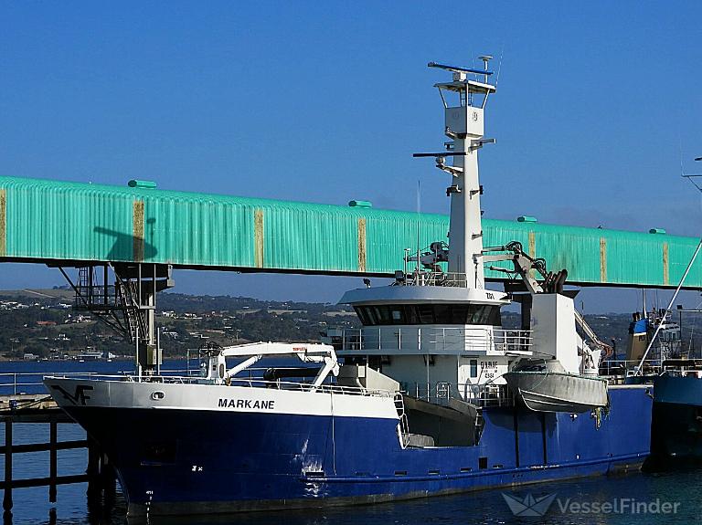 MARKANE, Fishing vessel - Details and current position - MMSI 503026290 ...