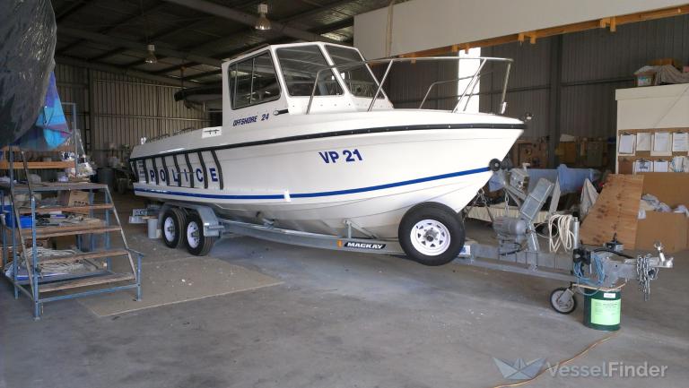 VP 21, Law enforcement - Details and current position - MMSI 503103960 ...