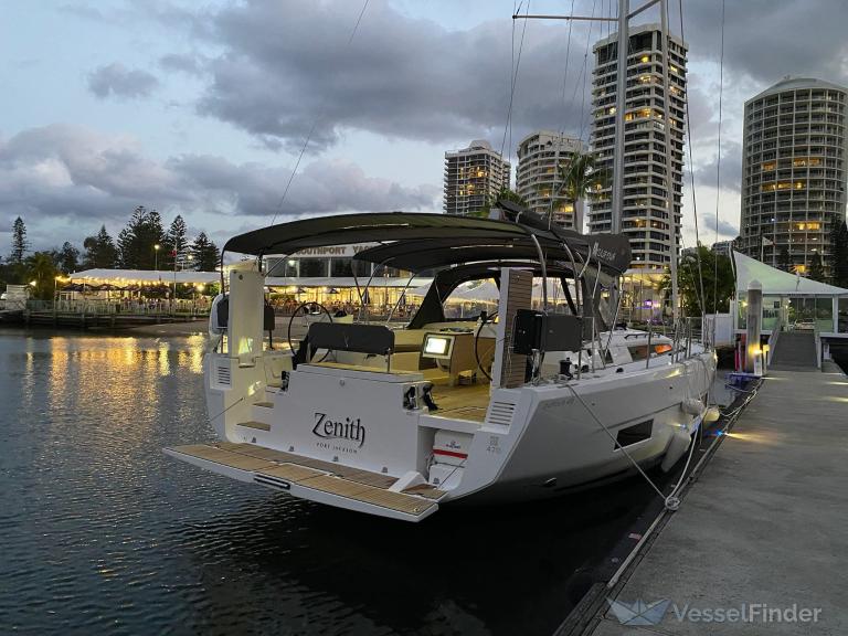 ZENITH, Sailing vessel - Details and current position - MMSI 503124740 ...