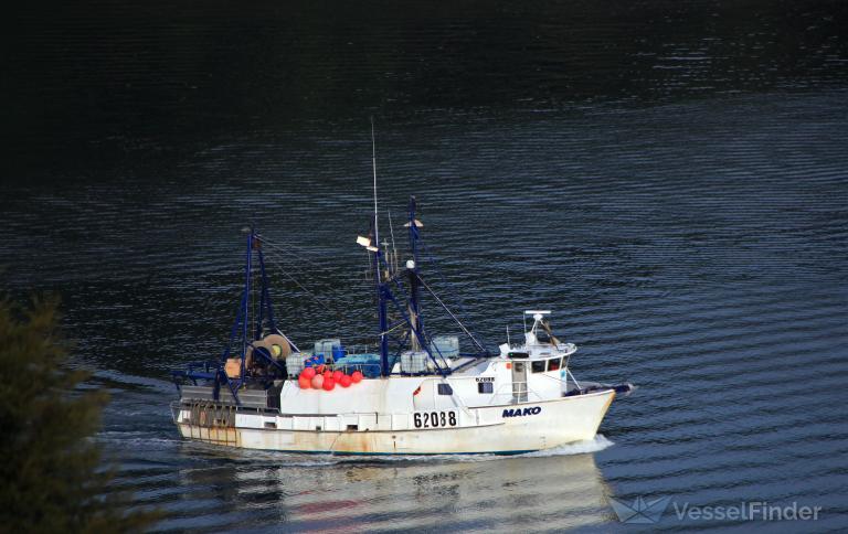 MAKO GREEN, Unknown - Details and current position - MMSI 512001915 ...