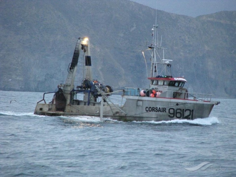 F.V. CORSAIR, Fishing vessel - Details and current position - MMSI ...