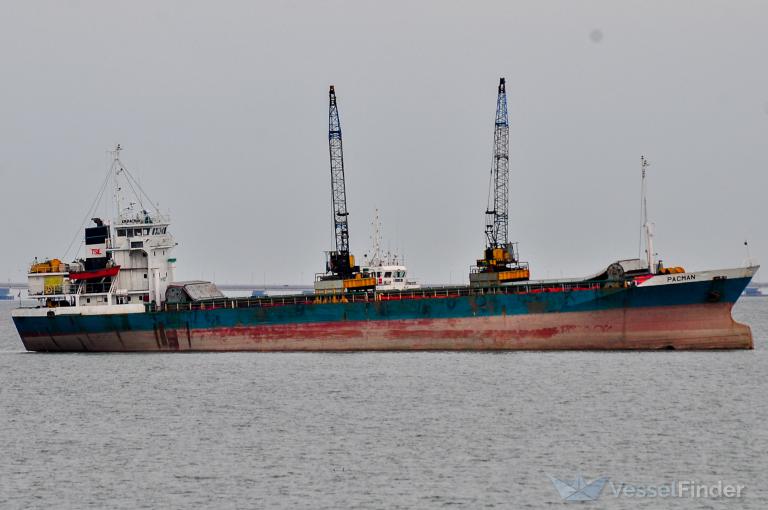 PACMAN, Cargo ship - Details and current position - MMSI 525010381 ...