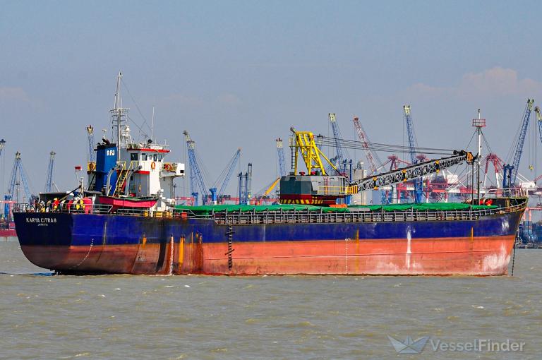 KM. KARYA CITRA-8, Cargo ship - Details and current position - MMSI ...