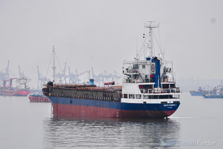 KM.MULTI KARYA 1, Cargo ship - Details and current position - MMSI ...