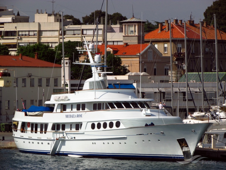 MICHAELA ROSE, Yacht - Details and current position - IMO 1002756 ...