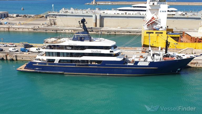 FORCE BLUE, Yacht - Dettagli della nave e posizione attuale - IMO ...