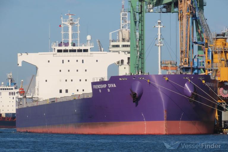 FRIENDSHIP DIVA, Bulk Carrier - Details and current position - IMO ...