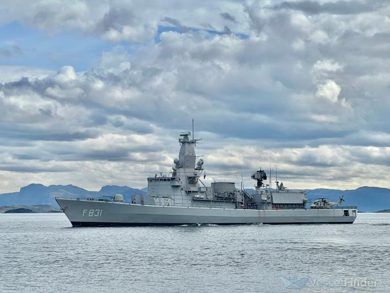 NL WARSHIP F831, Military ops - Schiffsdaten und aktuelle Position ...