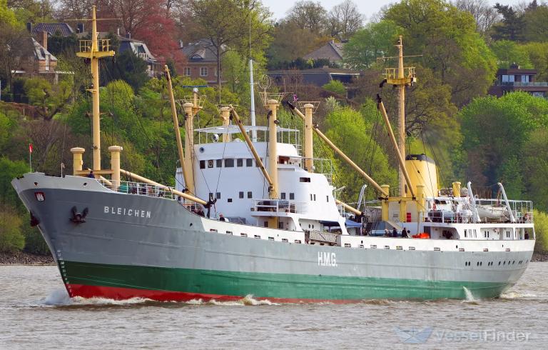 BLEICHEN, Cargo ship - Schiffsdaten und aktuelle Position - IMO 5046281 ...
