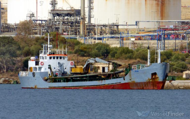 IRINI, Dredger - Details and current position - IMO 6404363 - VesselFinder