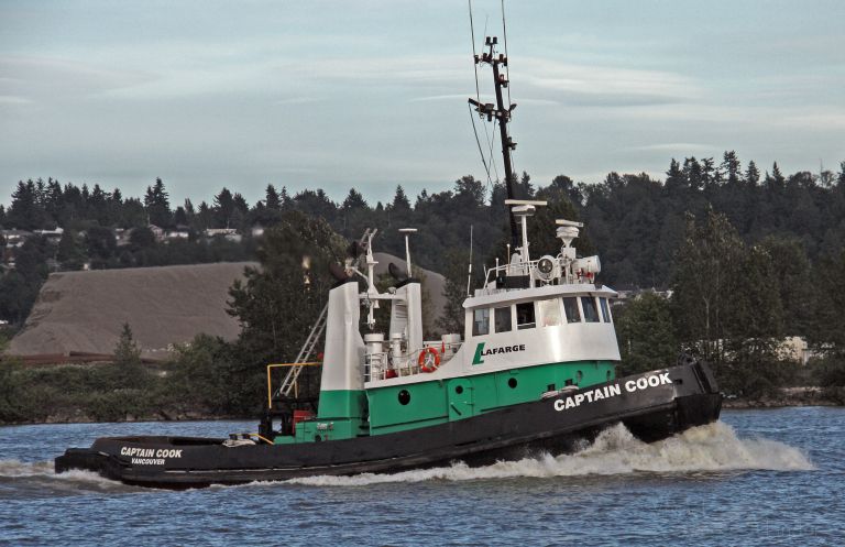 CAPTAIN COOK, Tug - Details and current position - IMO 6613483 ...