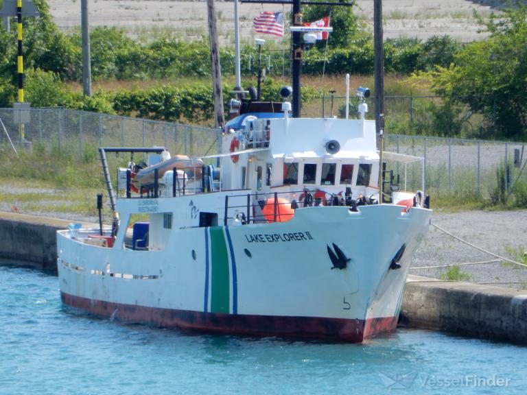 LAKE EXPLORER II, Research Vessel - Details and current position - IMO ...